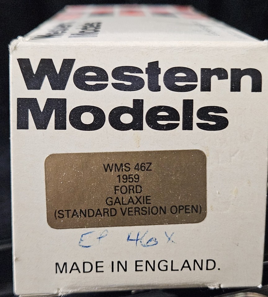 Western Models 59 1959 Ford Galaxie Standard Version Open Car WMS 46Z 1 ...