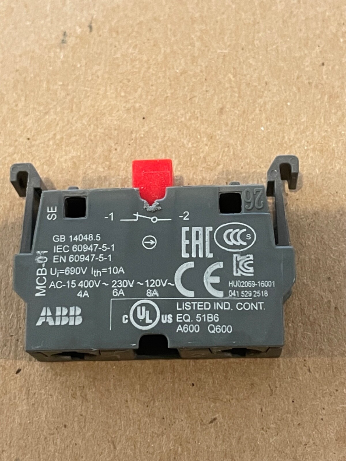 ABB MCB-01 contact block | eBay