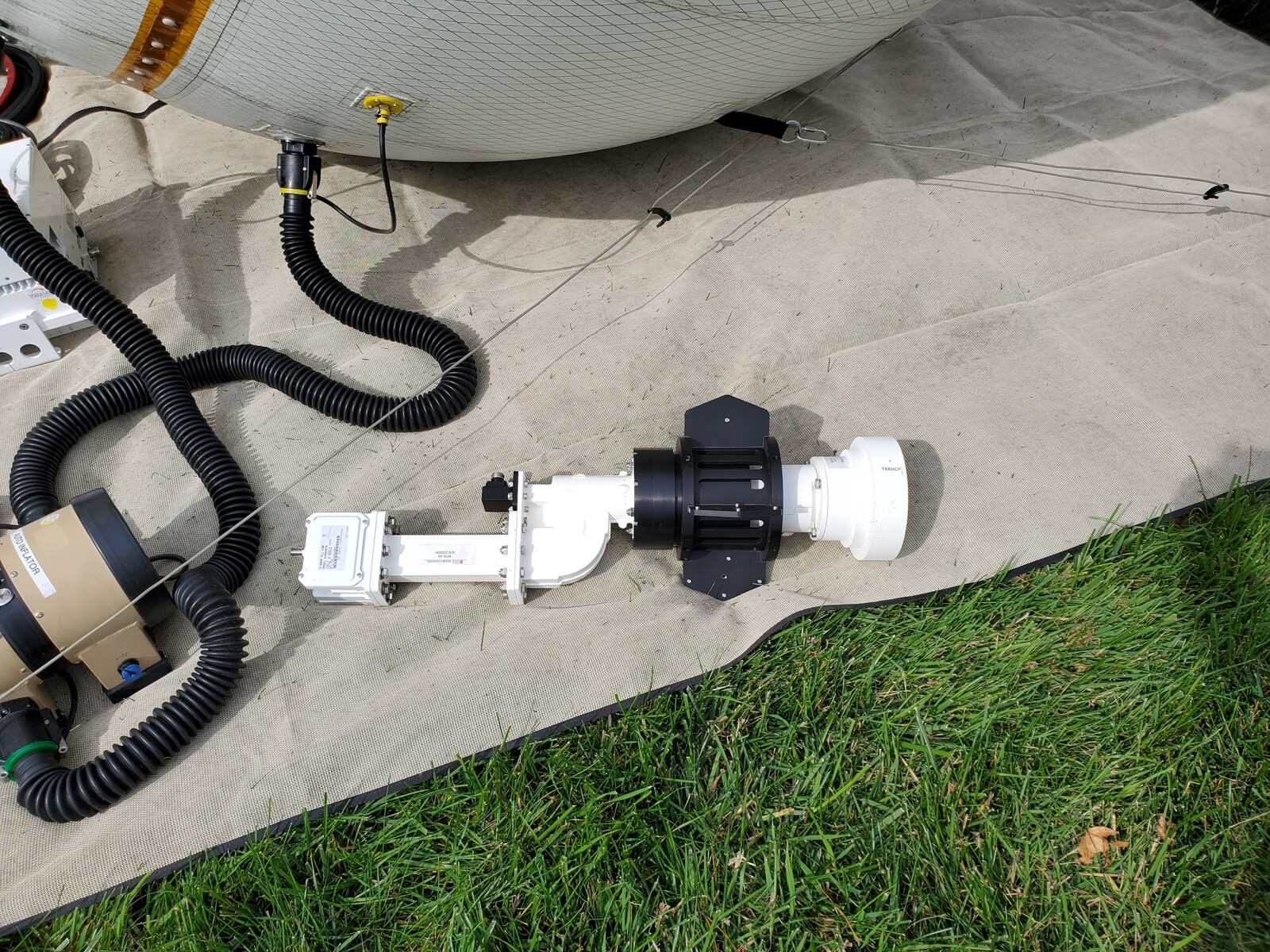 CUBIC GATR 2.4m Inflatable Ku & C Band Satellite Antenna VSAT Satcom ...