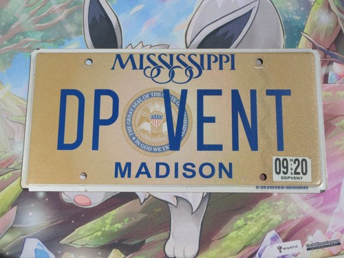 Mississippi Vanity License Plate DP Vent Truth Conspiracy Corrupt ...