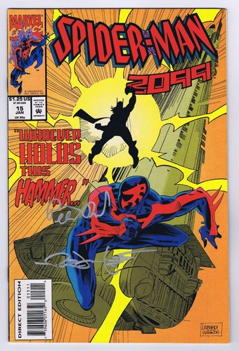 Spider-Man 2099 #15 VF/NM Signed w/COA Peter David/Rick Leonardi 1994 ...