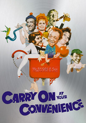 "CARRY ON CONVENIENCE " V2 ..Classic Comedy Movie Poster Various Sizes ...