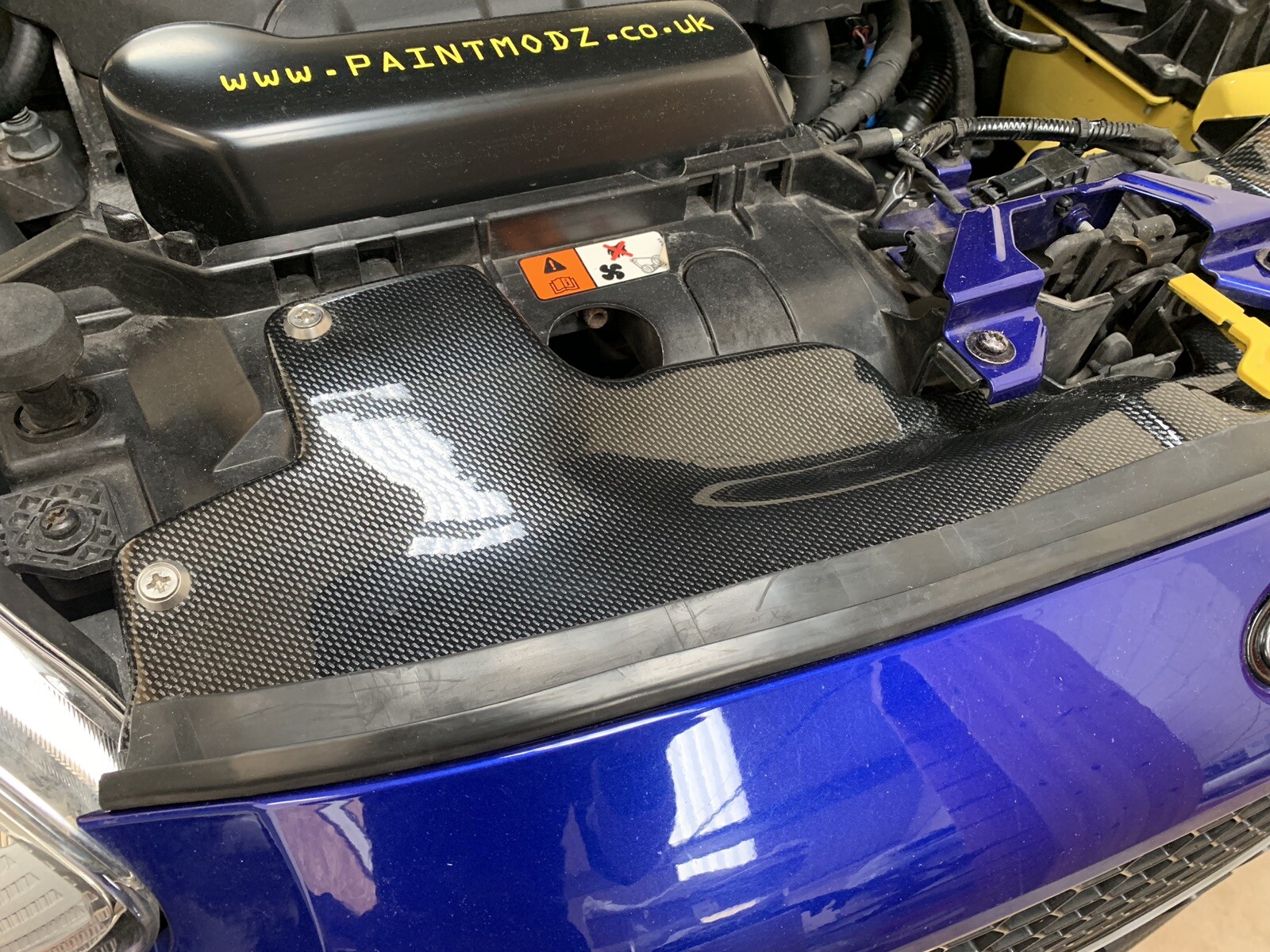 Mk7.5 Ford Fiesta 13-18 inc ST180 - Slam Panel Covers - Carbon Fibre ...