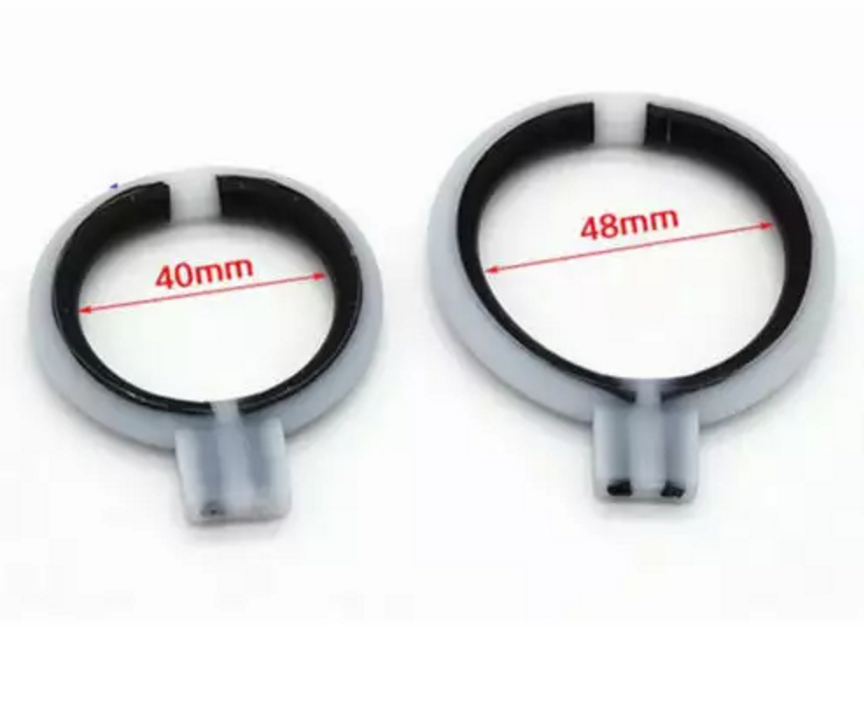 ELECTROSTIM E-STIM EMS TENS 2 RUBBER CONDUCTIVE BI-POLAR RINGS AND ...