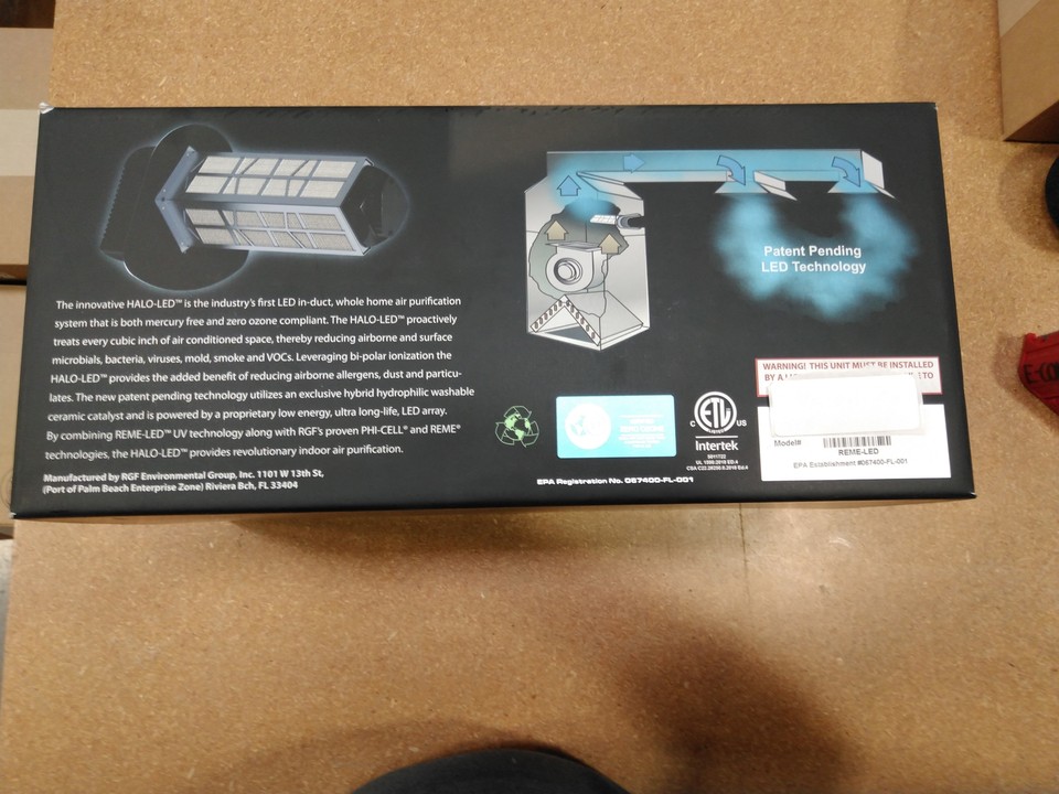 RGF REME Halo LED Whole Home in-Duct Kit with Air Switch | eBay