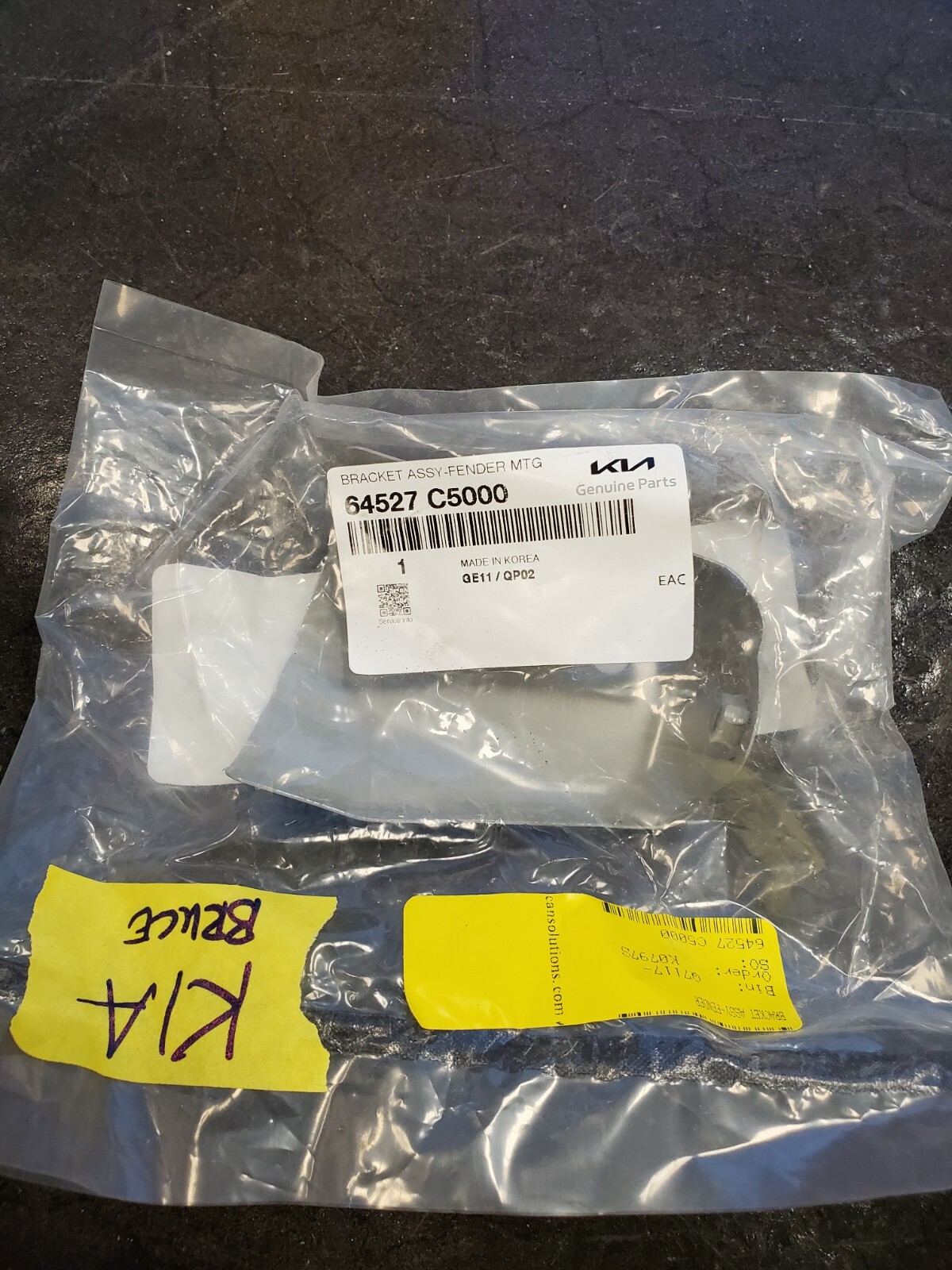 Genuine Kia Bracket 64527-C5000 L4 | eBay