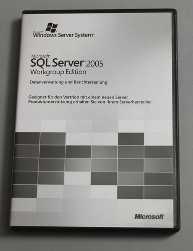 Microsoft SQL Server 2005 Workgroup Edition - 5 Clients, Deutsch | eBay.de