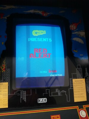 RED ALERT - 1981 GDI/Irem - RARE Guaranteed Wkg COLLECTOR QUALITY NON ...