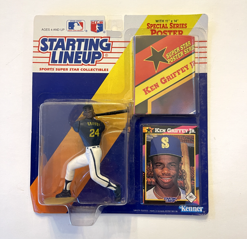 Starting Lineup 1992 Ken Griffey Jr. Mariners Figure w/Poster | eBay