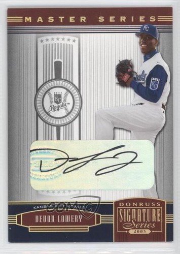 2005 Donruss Signature Series - Devon Lowery #59 Gold Signatures /50 ...