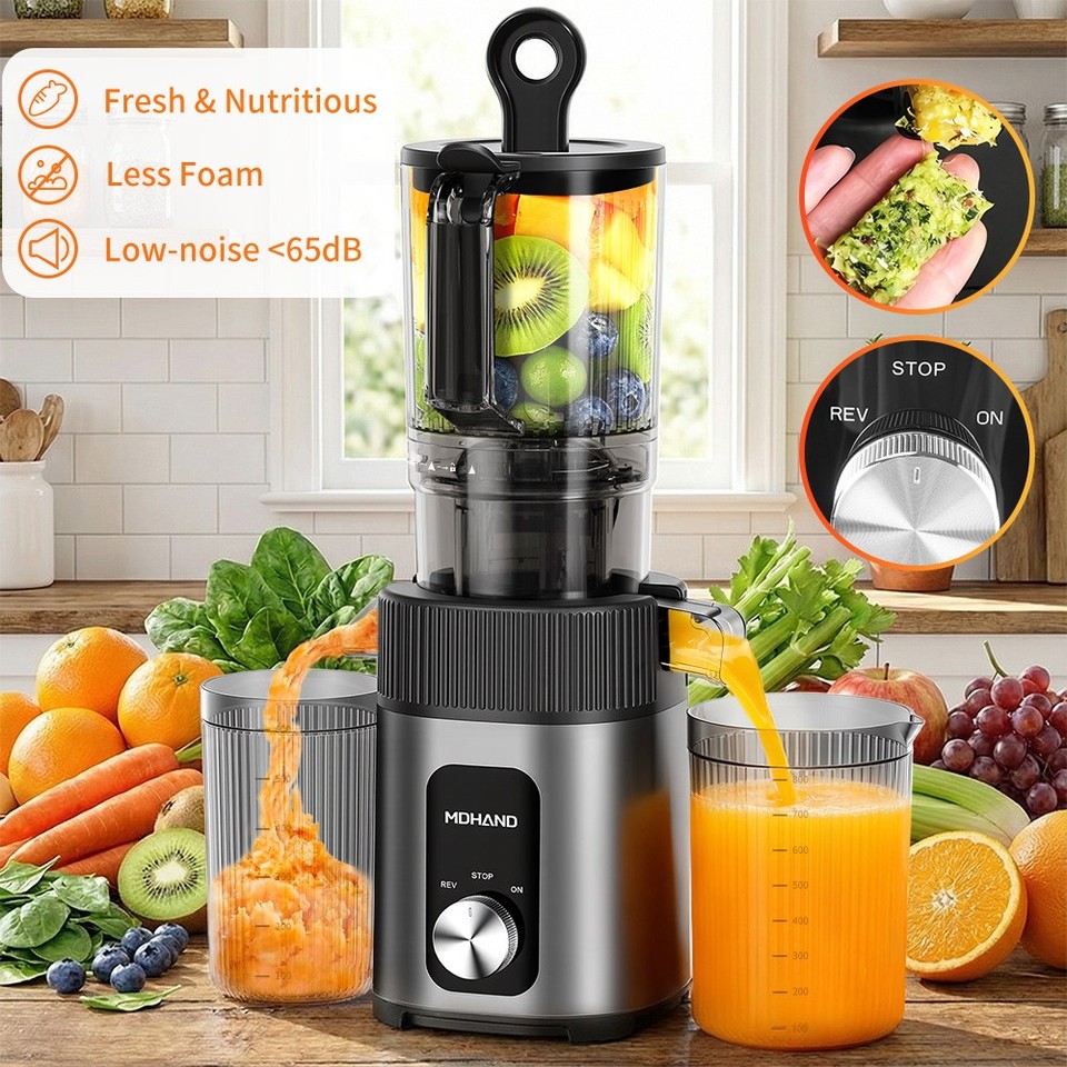 Electric Cold Press Juicer Machine Slow Masticating Juicer for Fruit ...