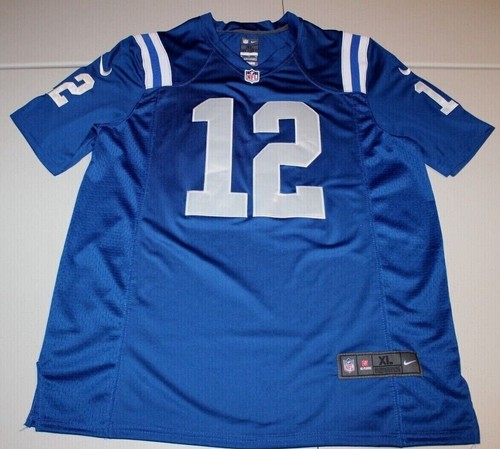 NFL Football Indianapolis Colts Andrew Luck #12 Jersey Top Adult XL ...