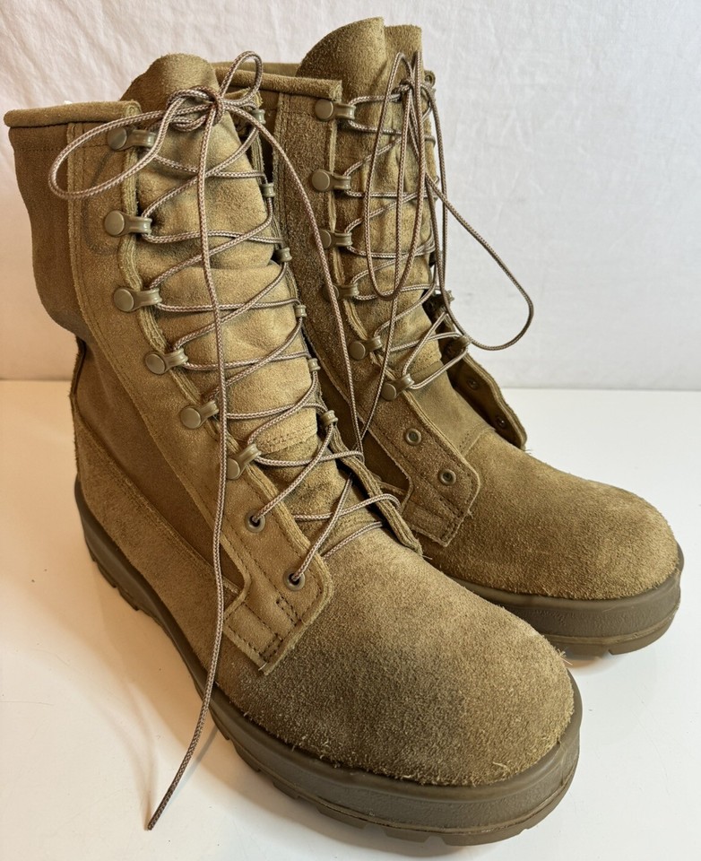 Altama SPE1C1-17-D-1068 Men's Tan Suede Army Military Combat Boots Size ...