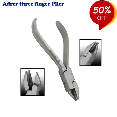 Dental Orthodontic instruments Adrer Three Jaw Pliers for Wire Bending ...
