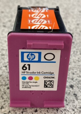 Genuine HP61 Tri-Color Cyan, Magenta, Yellow Ink Cartridge CH562W ...