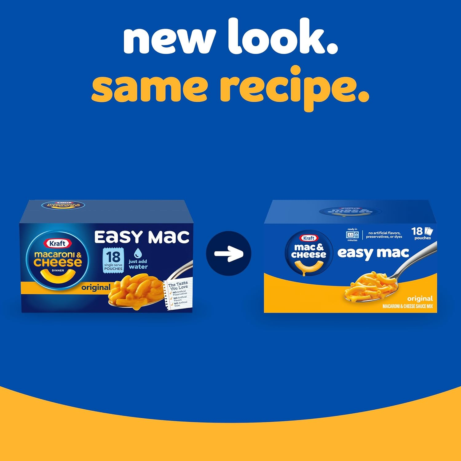 Kraft Easy Mac Original Macaroni & Cheese Microwavable Dinner (18 Ct ...
