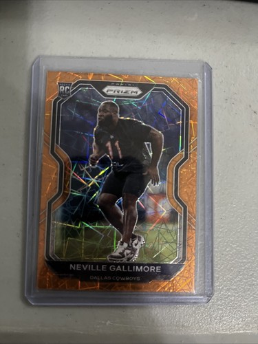 Neville Gallimore RC 2020 Panini Prizm Prizms Orange Lazer #338 ...