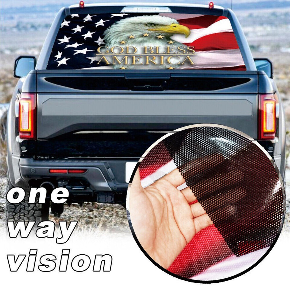 1x Rear Windshield Graphic Vinyl Decal Sticker For Ford F-150 GMC ...