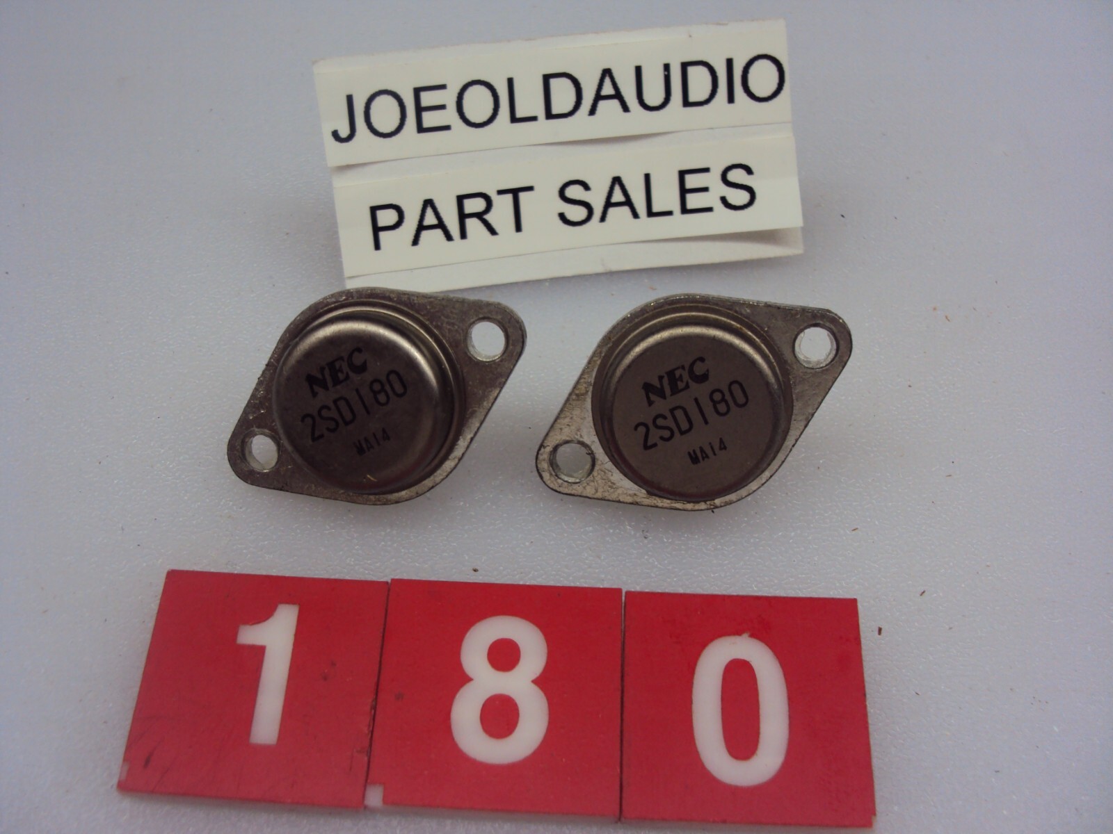 Transistors NEC 180 Pulled 1 Matched Pair Tested w/ Curve Tracer BETA ...