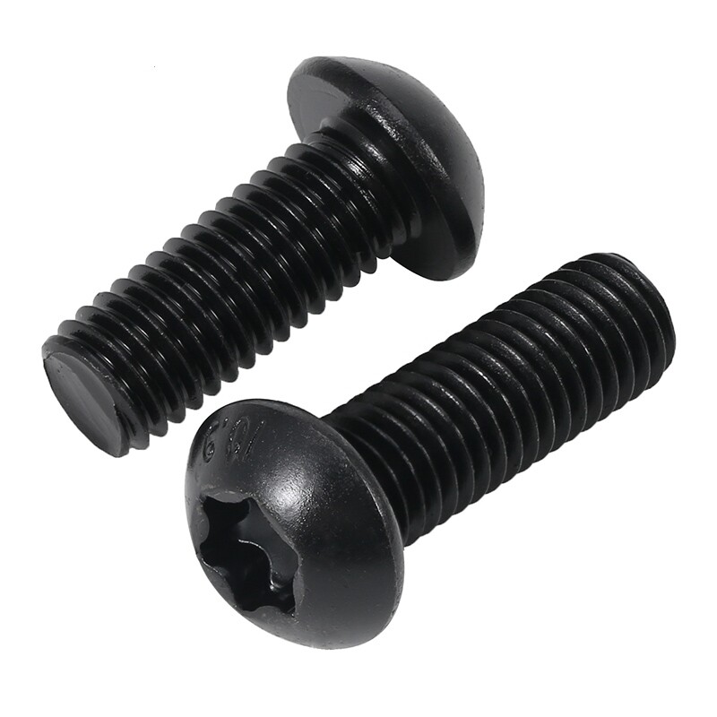 Torx Button Dome Head Bolt Screw Six Lobe Drive M3M4M5M6M8M10 Black ...