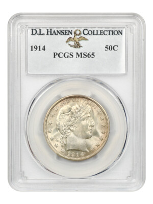 1914 50c PCGS MS65 ex: D.L. Hansen | eBay