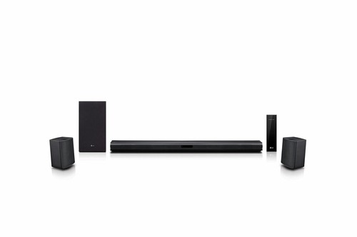 LG SNC4R 4.1 Channel Soundbar with Surround Sound Speakers - Black ...