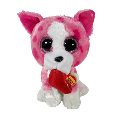 Ty Beanie Boos ROMEO Puppy Dog Plush Valentine Heart 2017 6" w/Tags 2 ...