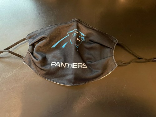 Carolina Panthers Face Mask w/pocket for filter & adjustable ear straps ...