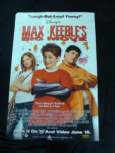 MAX KEEBLES BIG MOVE movie poster ALEX D LINZ original video store ...