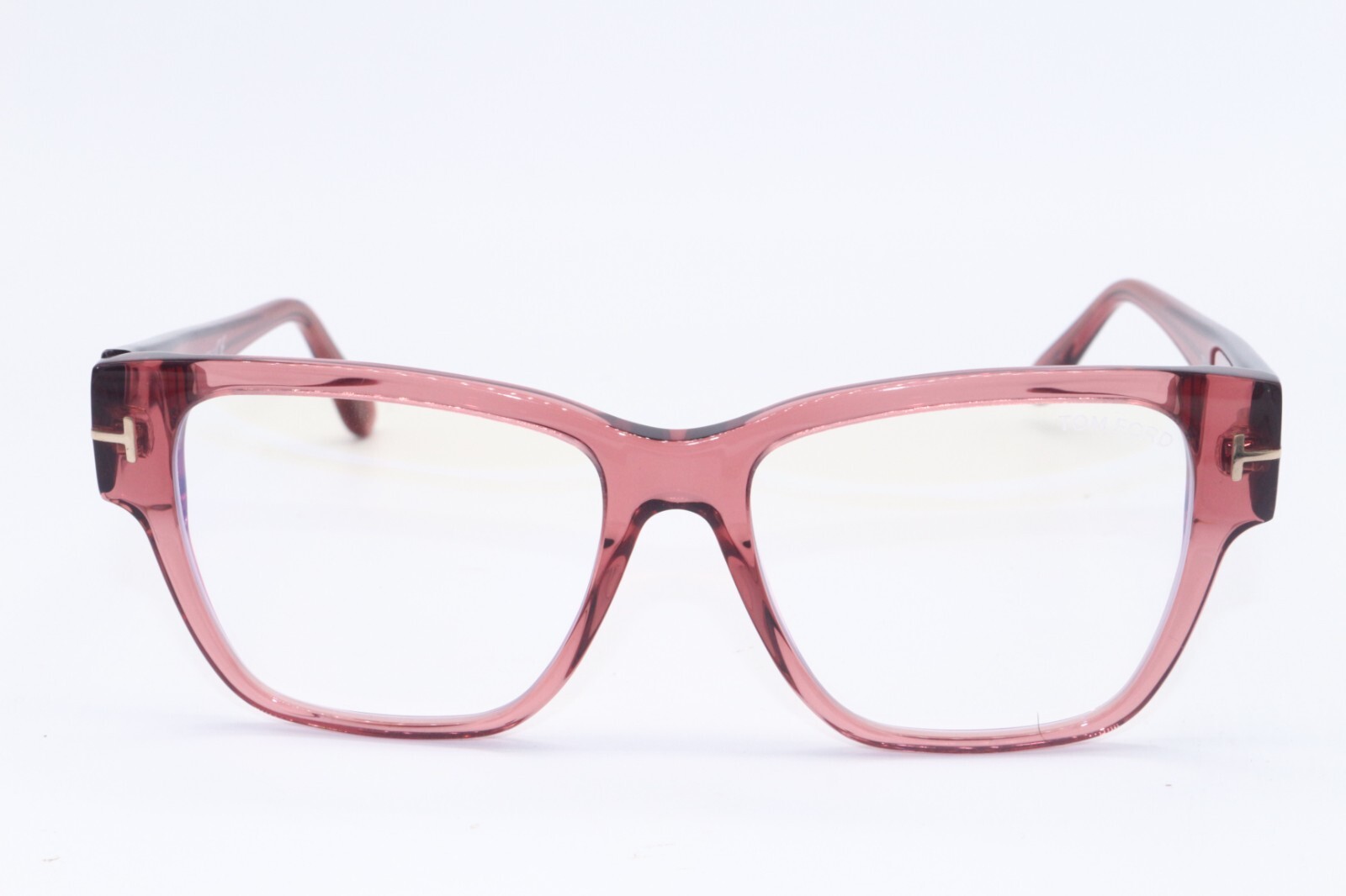 NEW TOM FORD TF 5745-B 072 SHINY CLEAR ROSE AUTHENTIC FRAMES RX ...