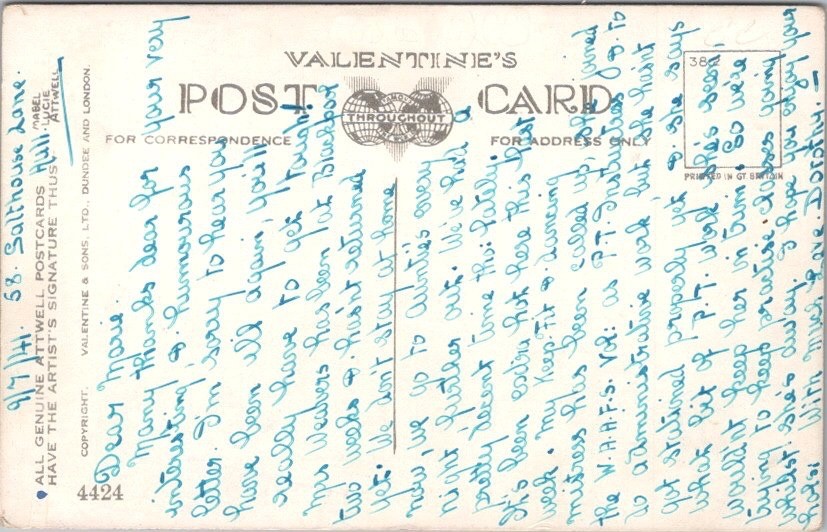 Artist-Signed MABEL LUCIE ATWELL Postcard "Larf I Must - If I Bust ...