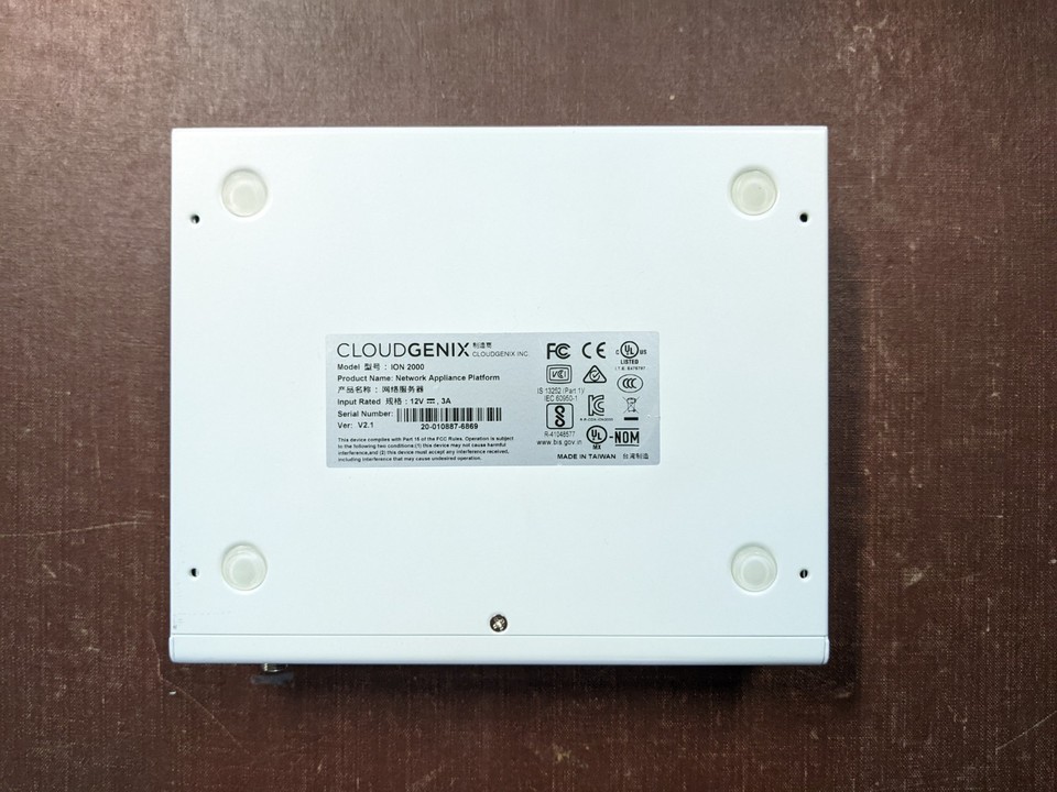 OPNsense six-port router / firewall on CloudGenix ION 2000 hardware | eBay