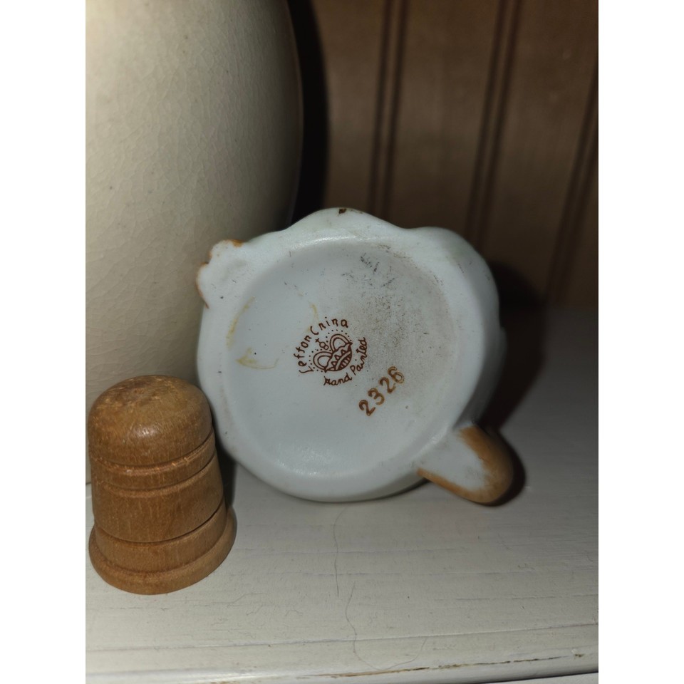 Vintage Lefton Mouse pincushion all original handpainted 1930-40s Japan ...