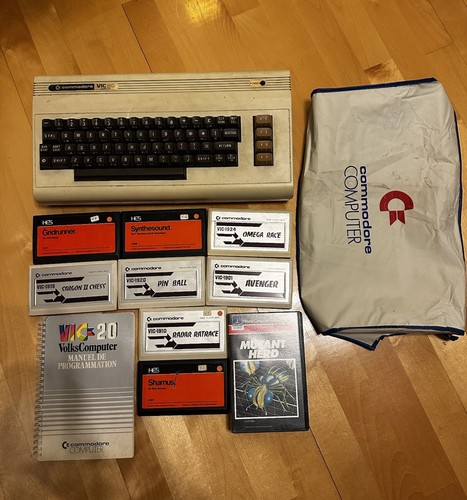 Commodore VIC-20 The Friendly Computer W/ Games And Manual Untested | eBay