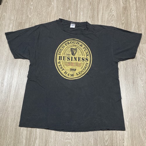 The Business Shirt XL Y2k Mickey Fitz Punk Band West Ham London Concert ...