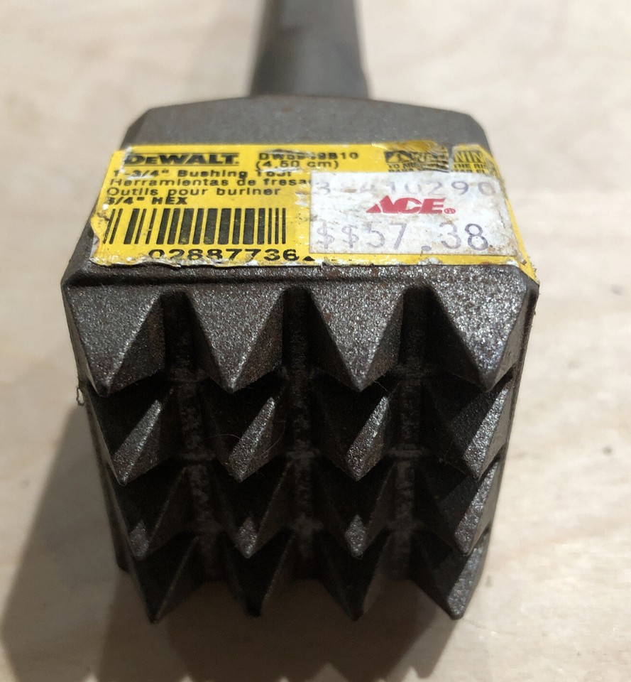 DEWALT 1-3/4" SDX MAX STEEL BUSHING TOOL DW5949B10 1-3/4" x 9-1/2". | eBay