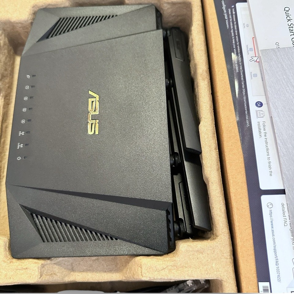 ASUS RT-AX58U AX3000 Dual Band Gaming WIFI 6 Wireless Router | eBay
