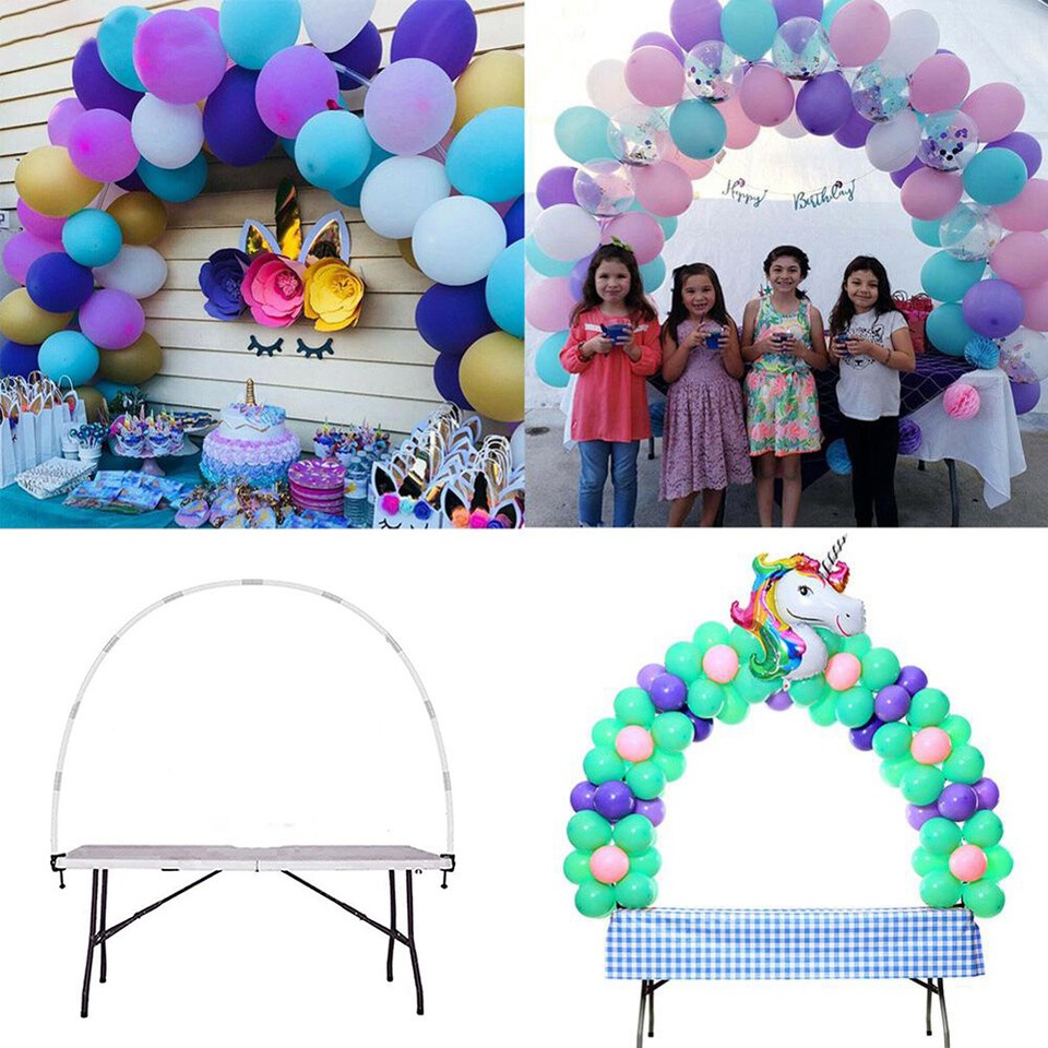 Large Table Balloon Arch Set Column Stand Base Frame Kit Wedding ...