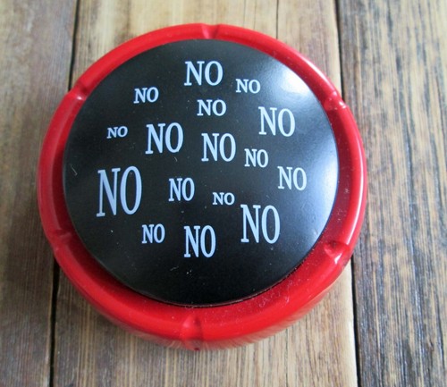 "No" Perfect Answer Button Talking Office Desk Gag Boss Gift "Not a ...