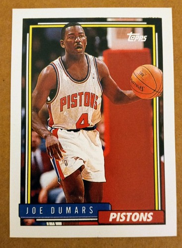 1992-93 Topps JOE DUMARS Basketball Card #347. DETROIT PISTONS. HOF | eBay
