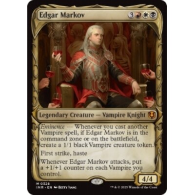 EDGAR MARKOV (SHOWCASE) Innistrad Remastered Magic MTG MINT CARD | eBay