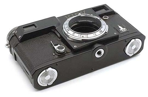 Soviet Arsenal KIEV 4AM BLACK Moscow Olympiad 1980 35mm RF camera BODY ...