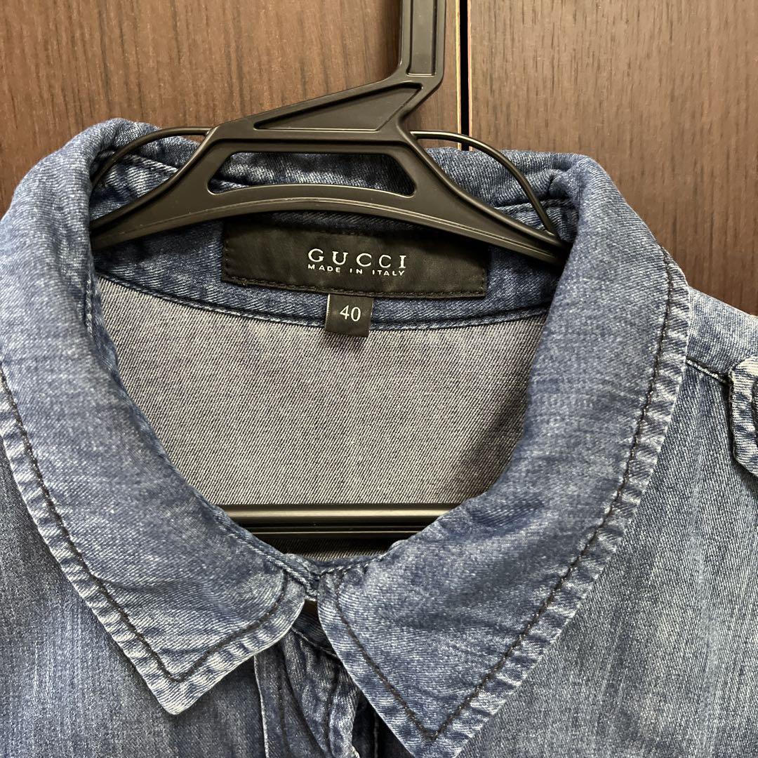 Gucci Women's Denim Long Sleeve Dress Blue Fashion Lu… - Gem