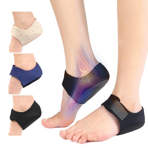 1Pair Heel Socks Protector Silicone Pads For Plantar Fasciitis Painful ...