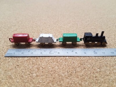 VINTAGE 4 PIECE JAPAN MICRO METAL TRAIN SET | eBay