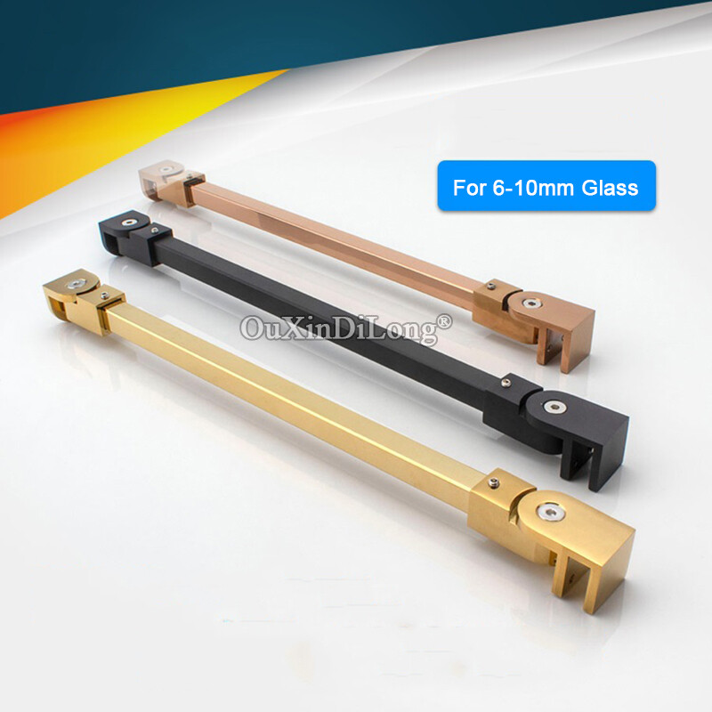 Stainless Steel Wall to Glass Support Rod Frameless Shower Panel ...