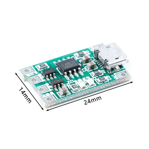 2Pcs 1A Micro USB 18650 Lithium Battery Solar Charging Module 4.2/3.7/3.6V | eBay