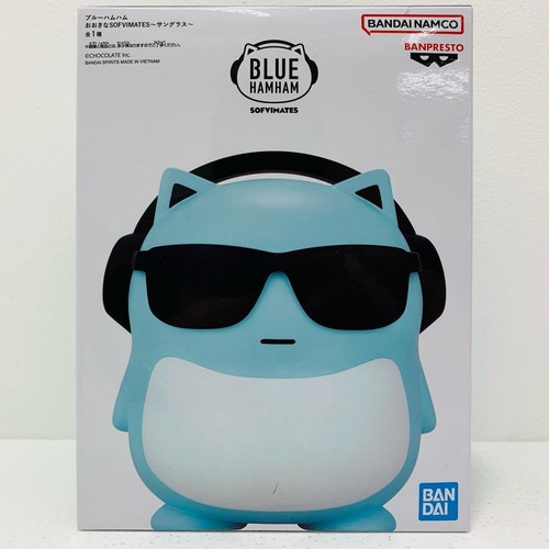 Blue Ham Ham Figure sunglasses Big SOFVIMATES Anime Japan Banpresto ...