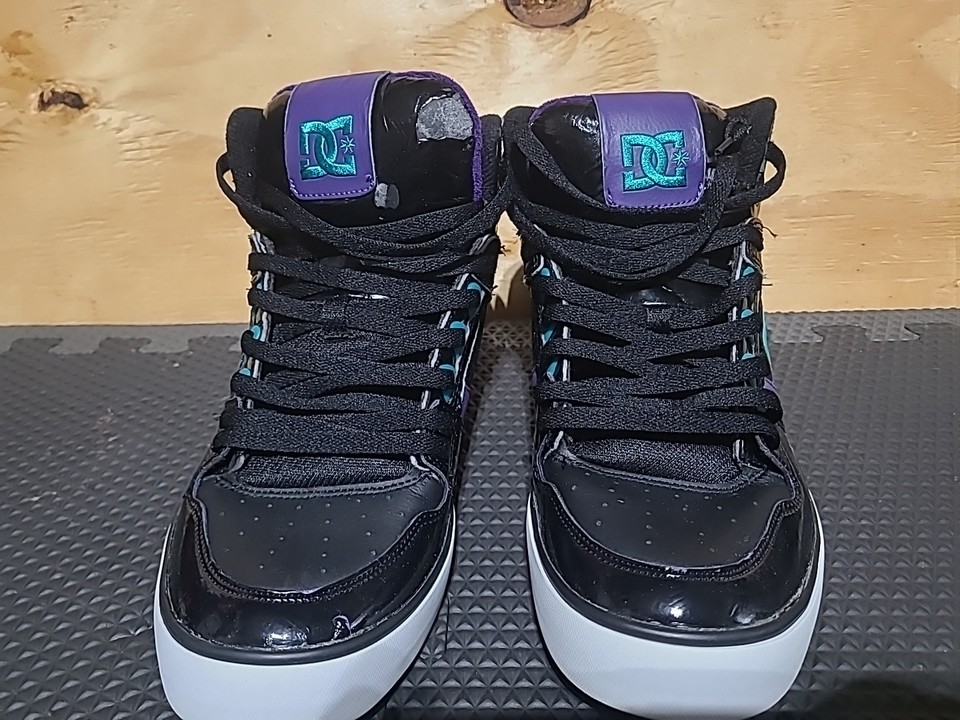 Dc Shoes Mens Spartan Hi Wc 302523 Size 12 Black Purple | eBay