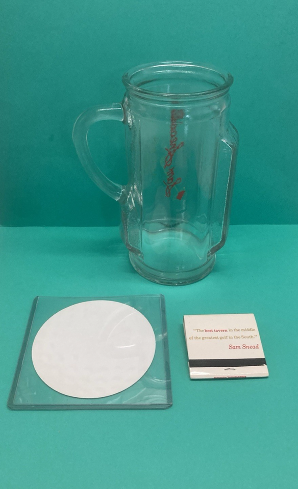 3 Sam Sneads Tavern Items Golf Bag Shaped Mug, Coaster and Matches | eBay